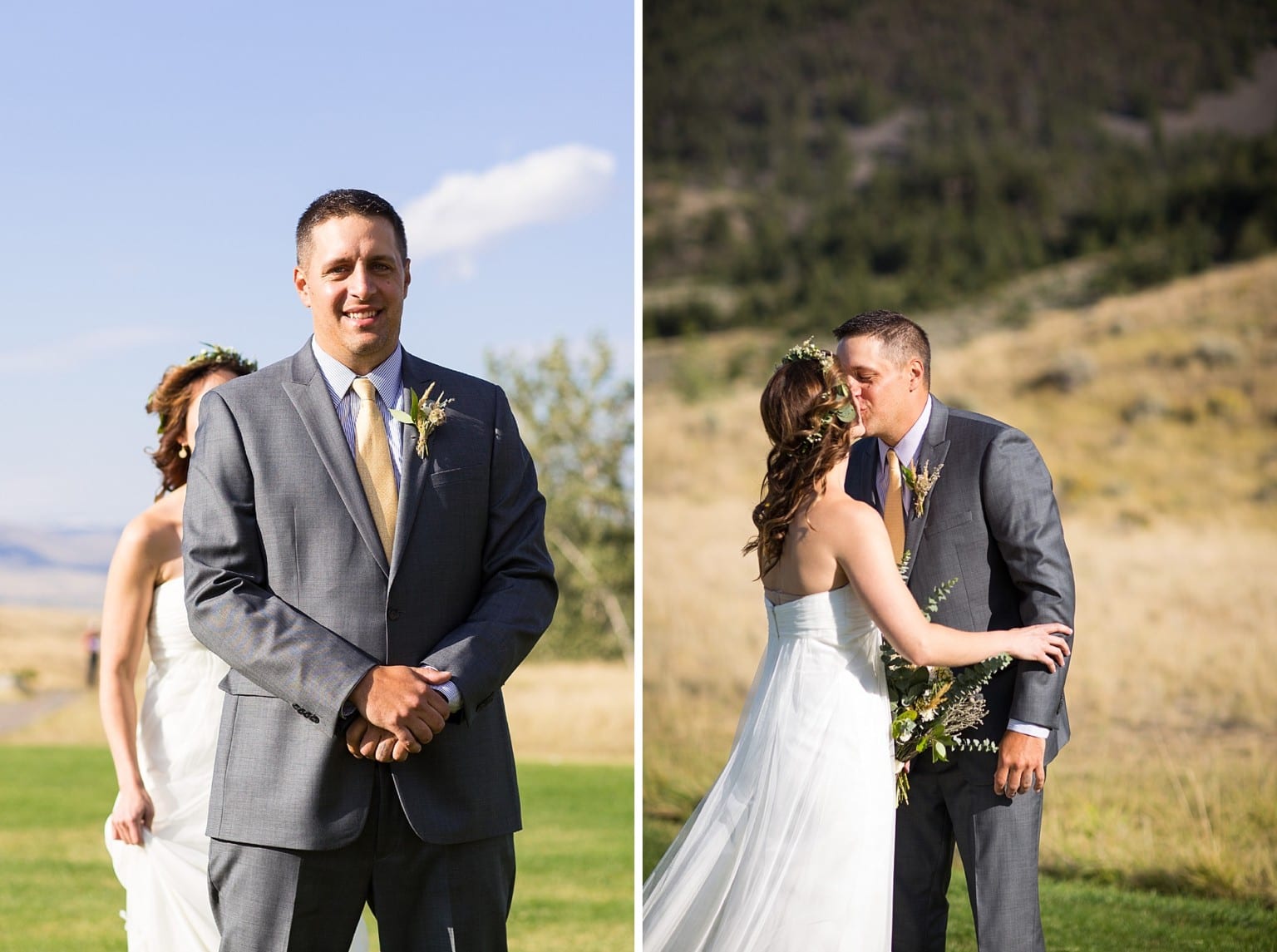 Mountain elopement in Bozeman, Montana. Adventure wedding in Montana.