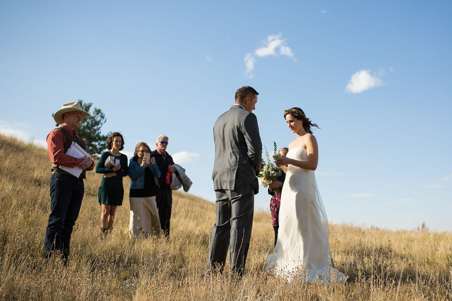 Mountain elopement in Bozeman, Montana. Adventure wedding in Montana.
