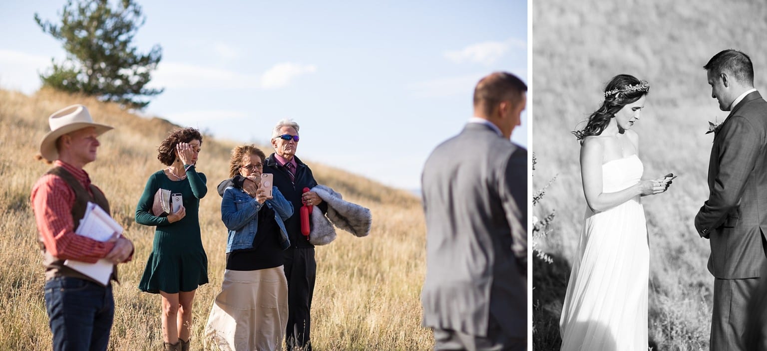 Mountain elopement in Bozeman, Montana. Adventure wedding in Montana.