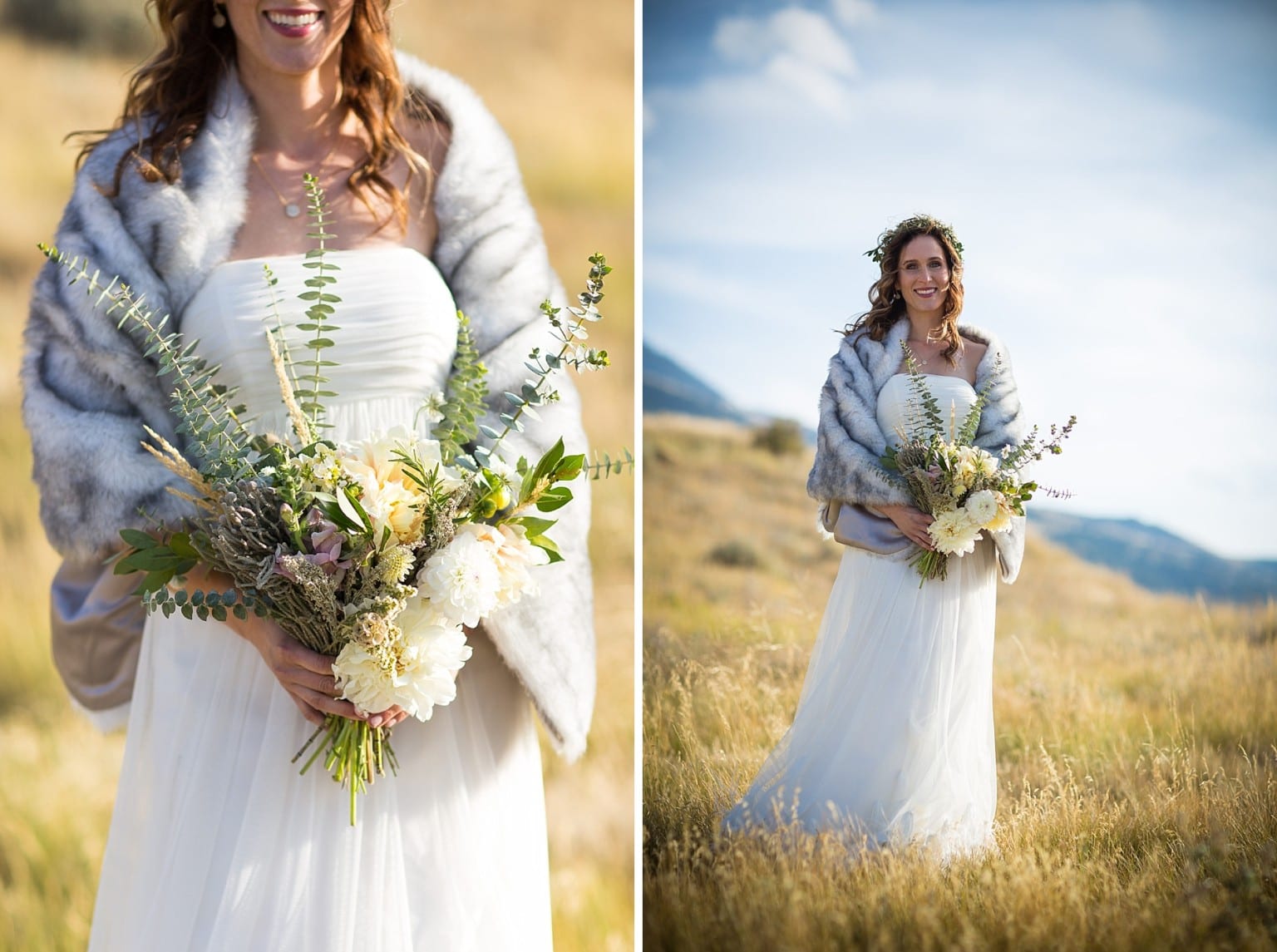 Mountain elopement in Bozeman, Montana. Adventure wedding in Montana.